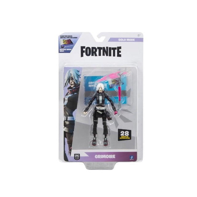 Fortnite Grimoire Solo Mode - 4-Inch Articulated Figure with Forsaken ...