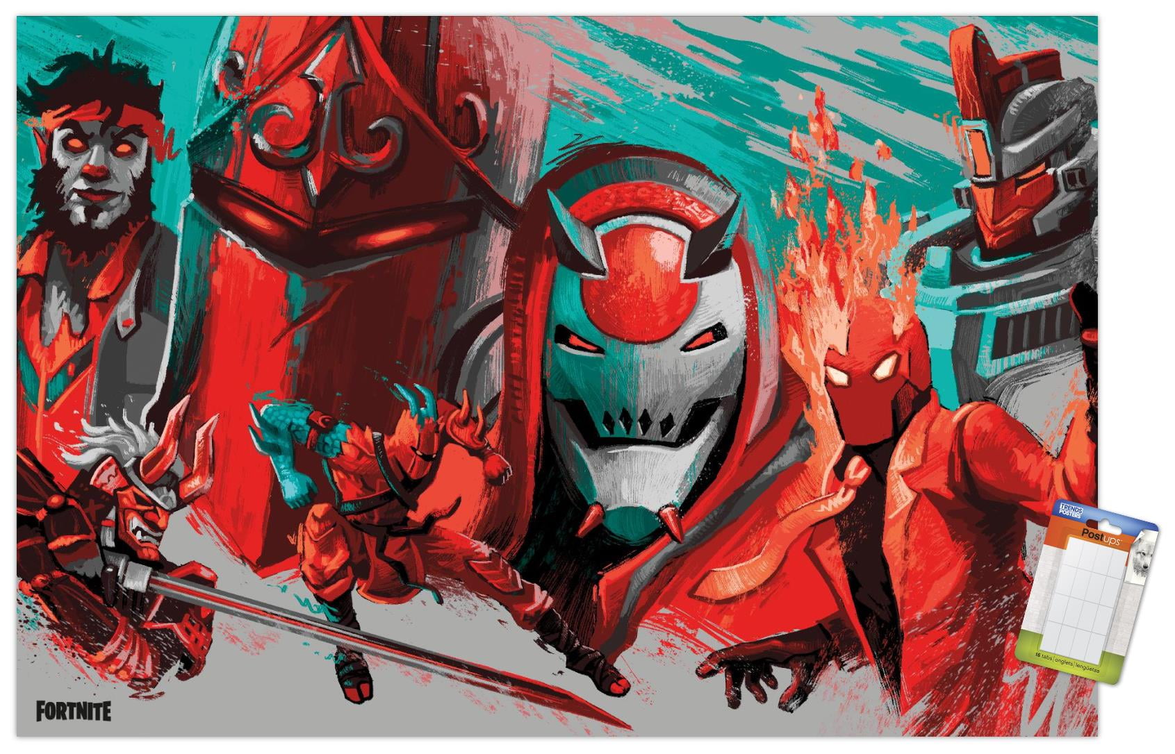 Fortnite - Group Wall Poster, 22.375" x 34" - Walmart.com