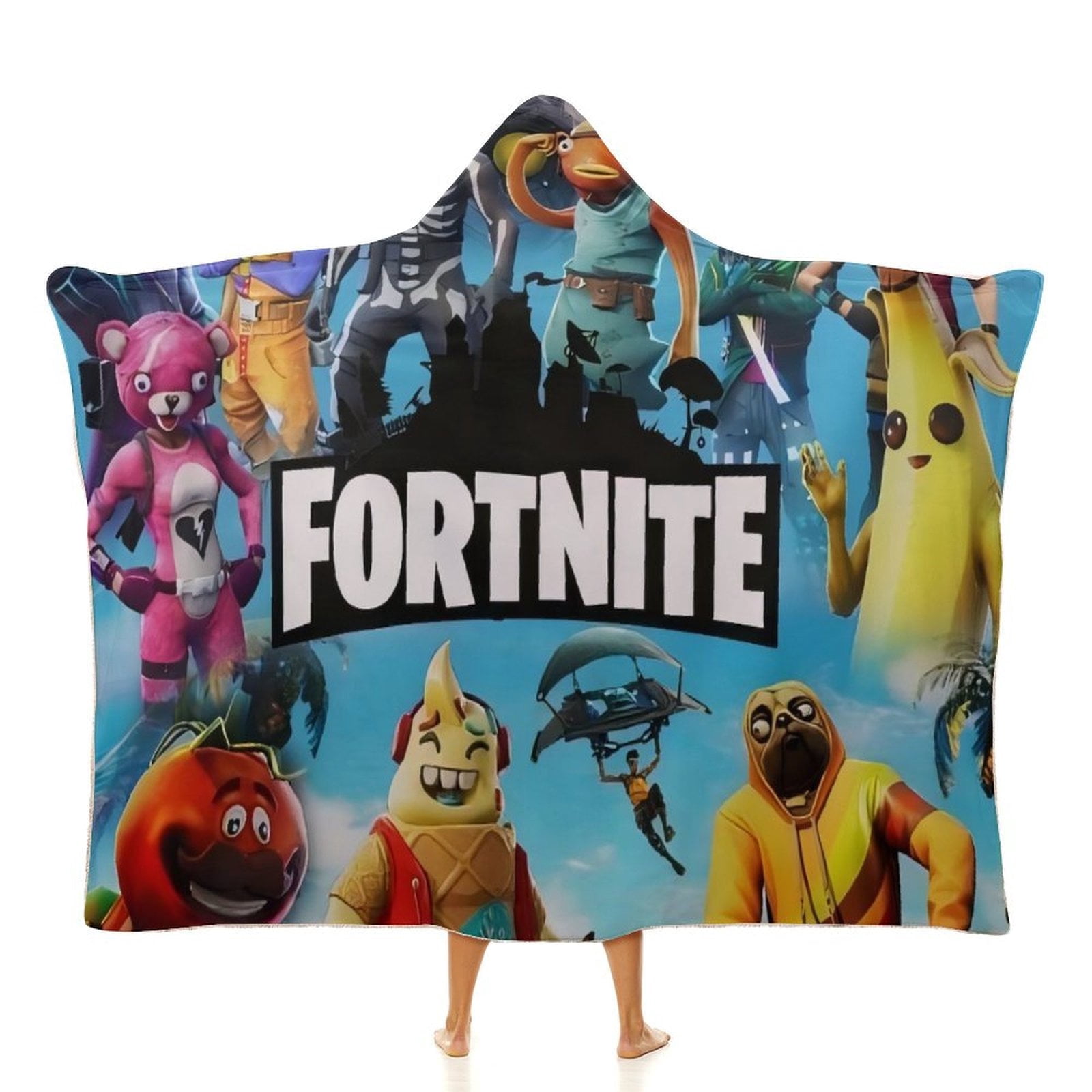Fortnite Hooded Blanket Game Bedding Super soft and comfortable ...