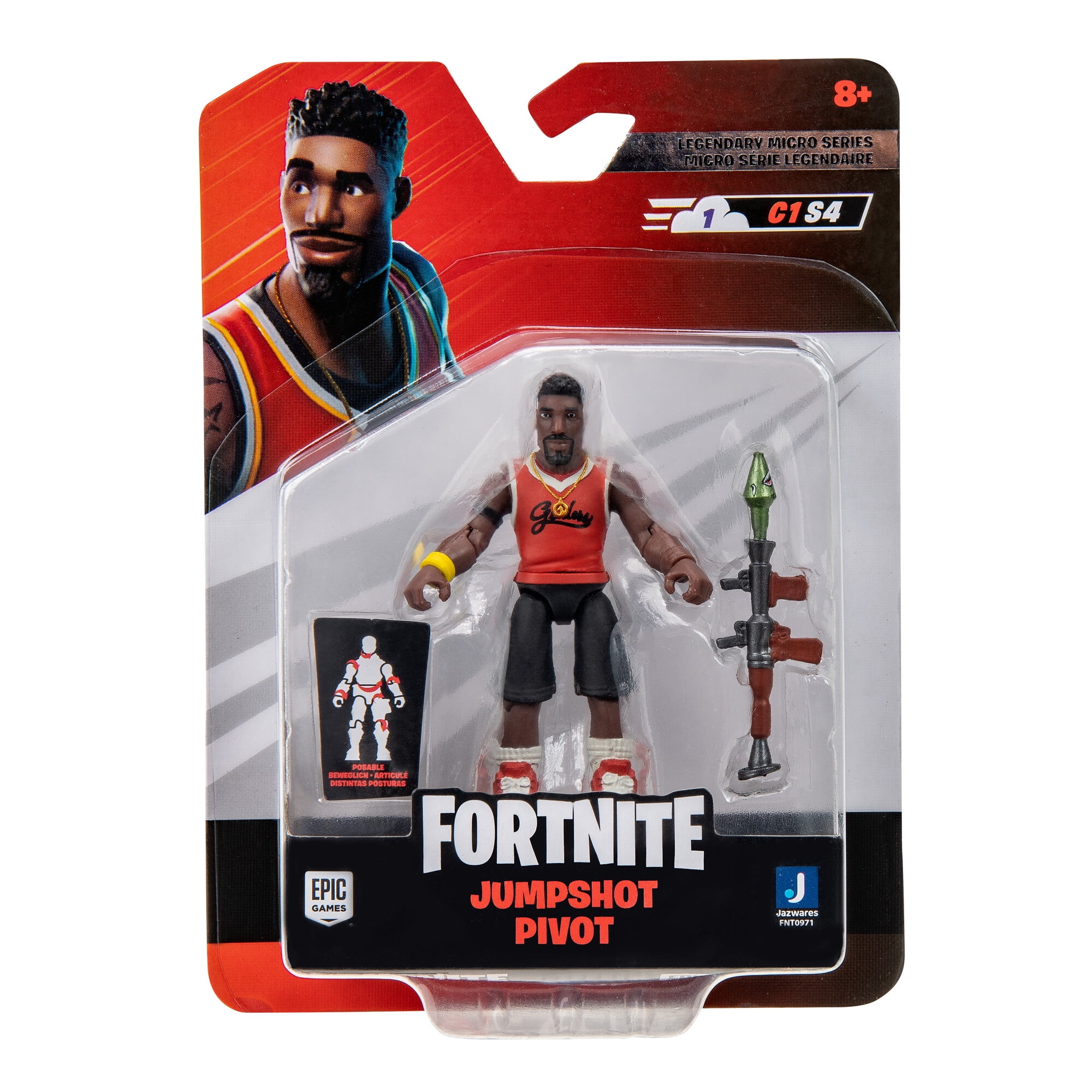Fortnite Jumpshot - Micro Legendary Series - 2.5 inch Figure with ...