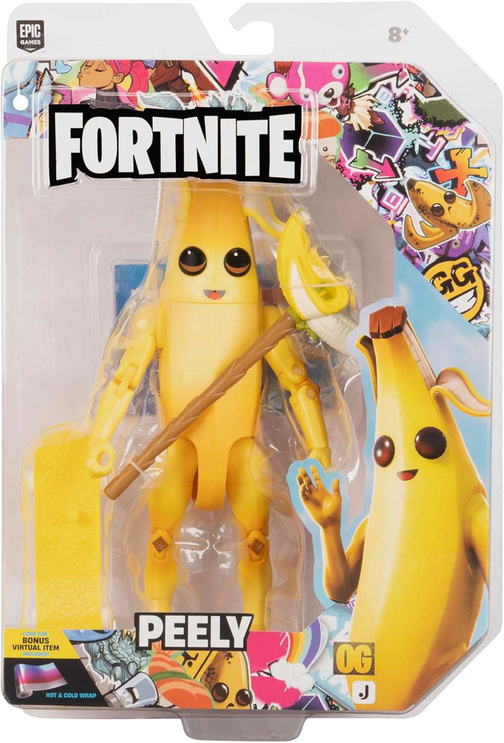 Fortnite Legendary Series Peely Action Figure [Includes Code for Hot ...