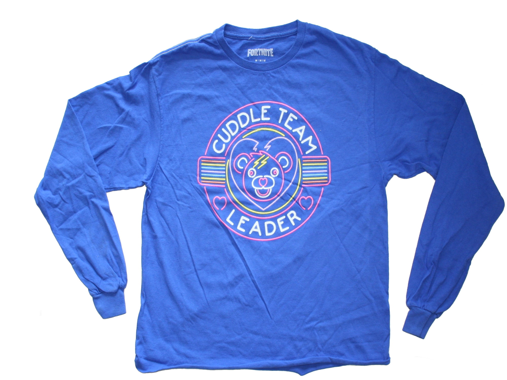 Fortnite Neon Cuddle Team Leader Long Sleeve, Raw Cut Junior Women's ...