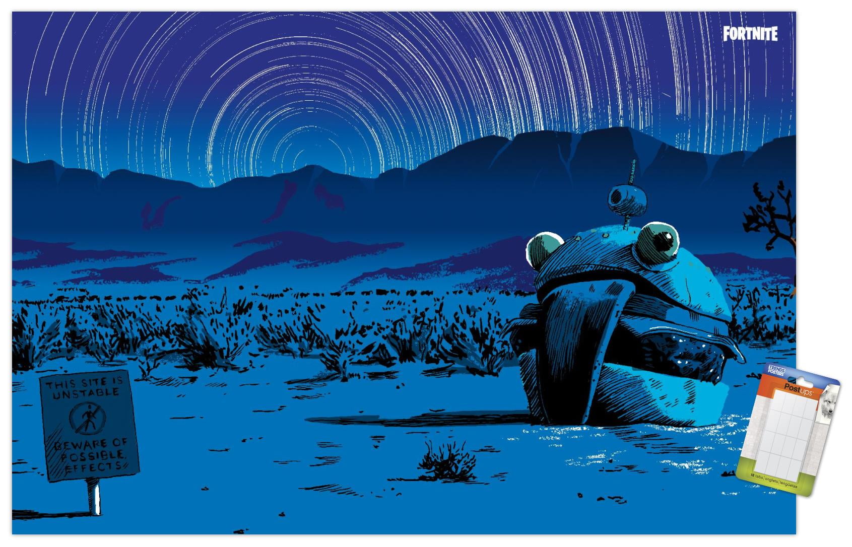 Fortnite - Night Wall Poster, 14.725" x 22.375" - Walmart.com