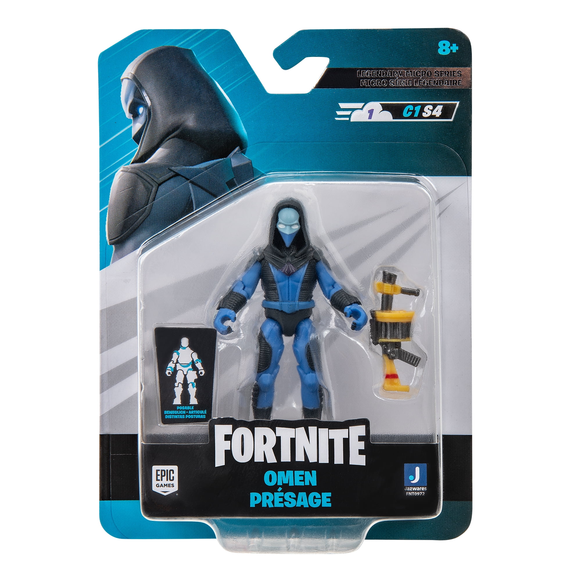 Fortnite Omen Figure - 2.5 Micro Legendary Series - Walmart.com