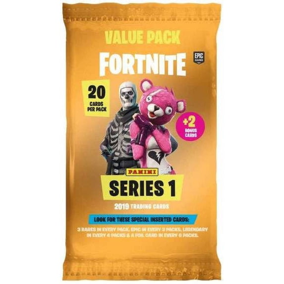 Fortnite Panini Series 1 Trading Card FAT Pack (20 Cards) - Walmart.com