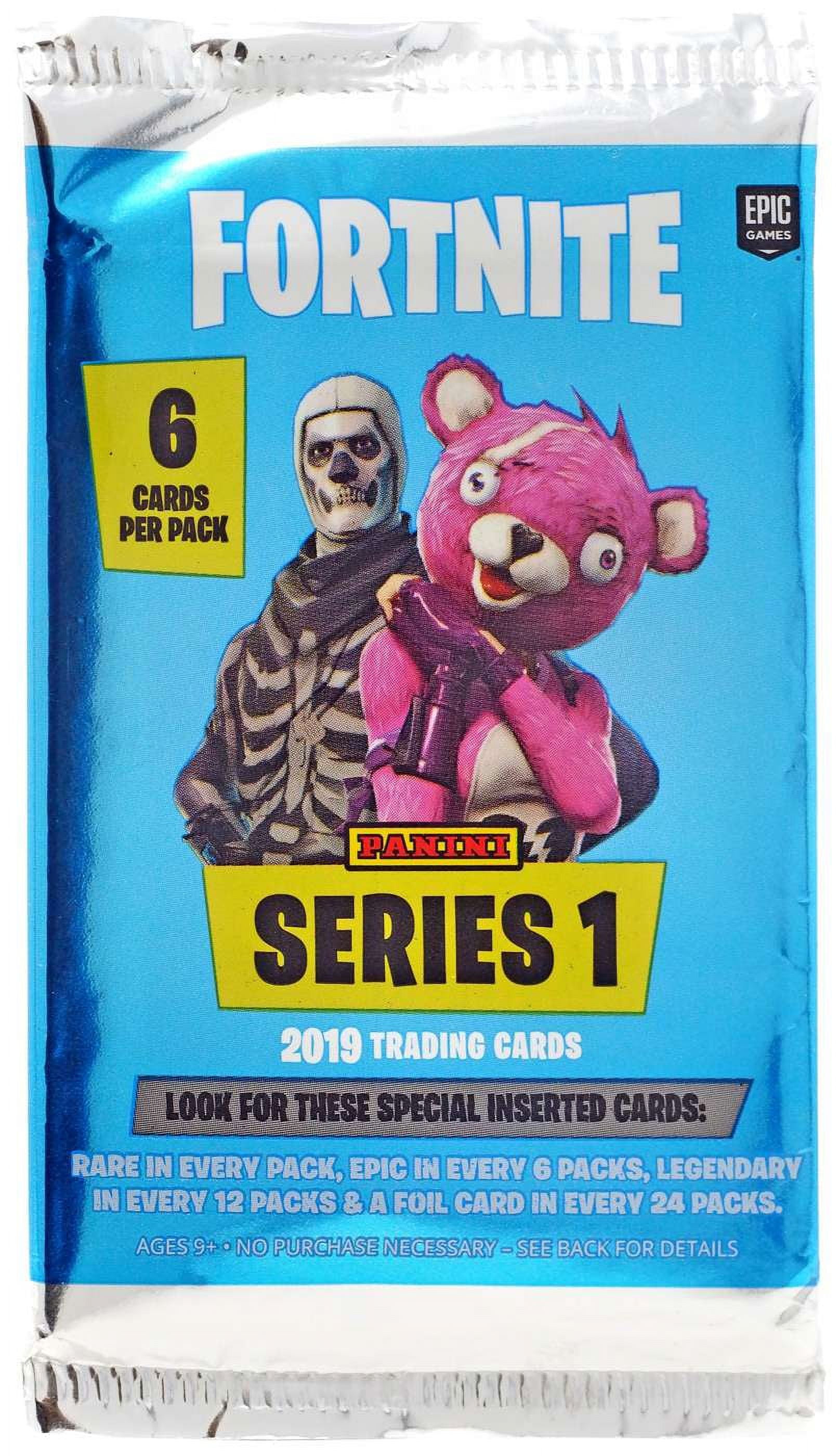 Panini Fortnite Series 1 Trading Card MEGA Pack, 6 Collectible Cards ...