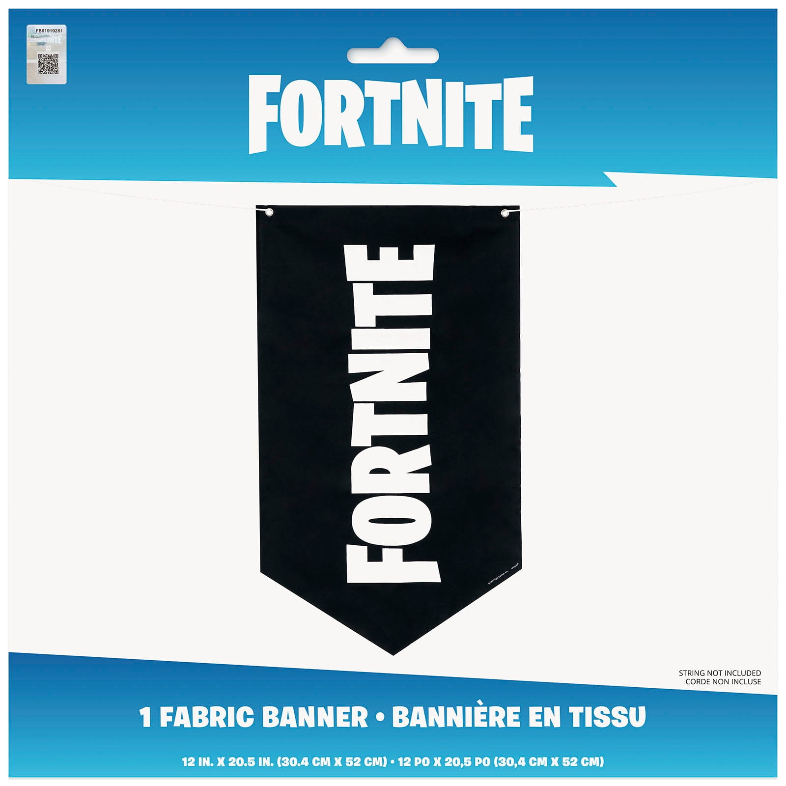 Fortnite Video Game Themed Party Decor - 1 ct Fabric Pennant Banner ...