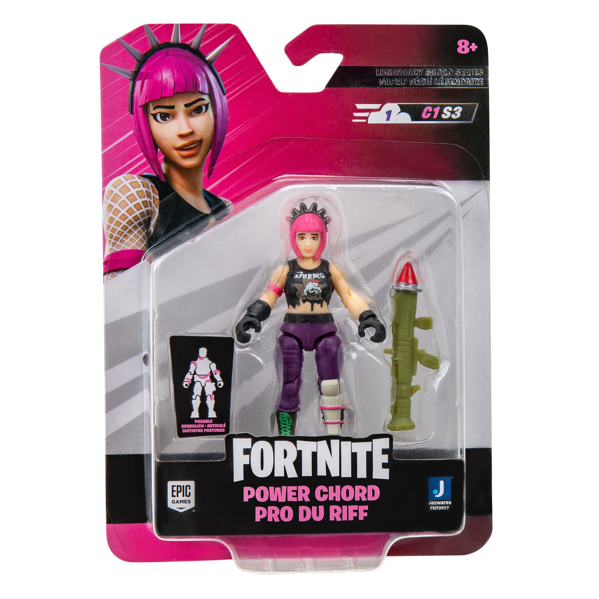 Fortnite Power Chord - Micro Legendary Series - 2.5 inch Figure with ...