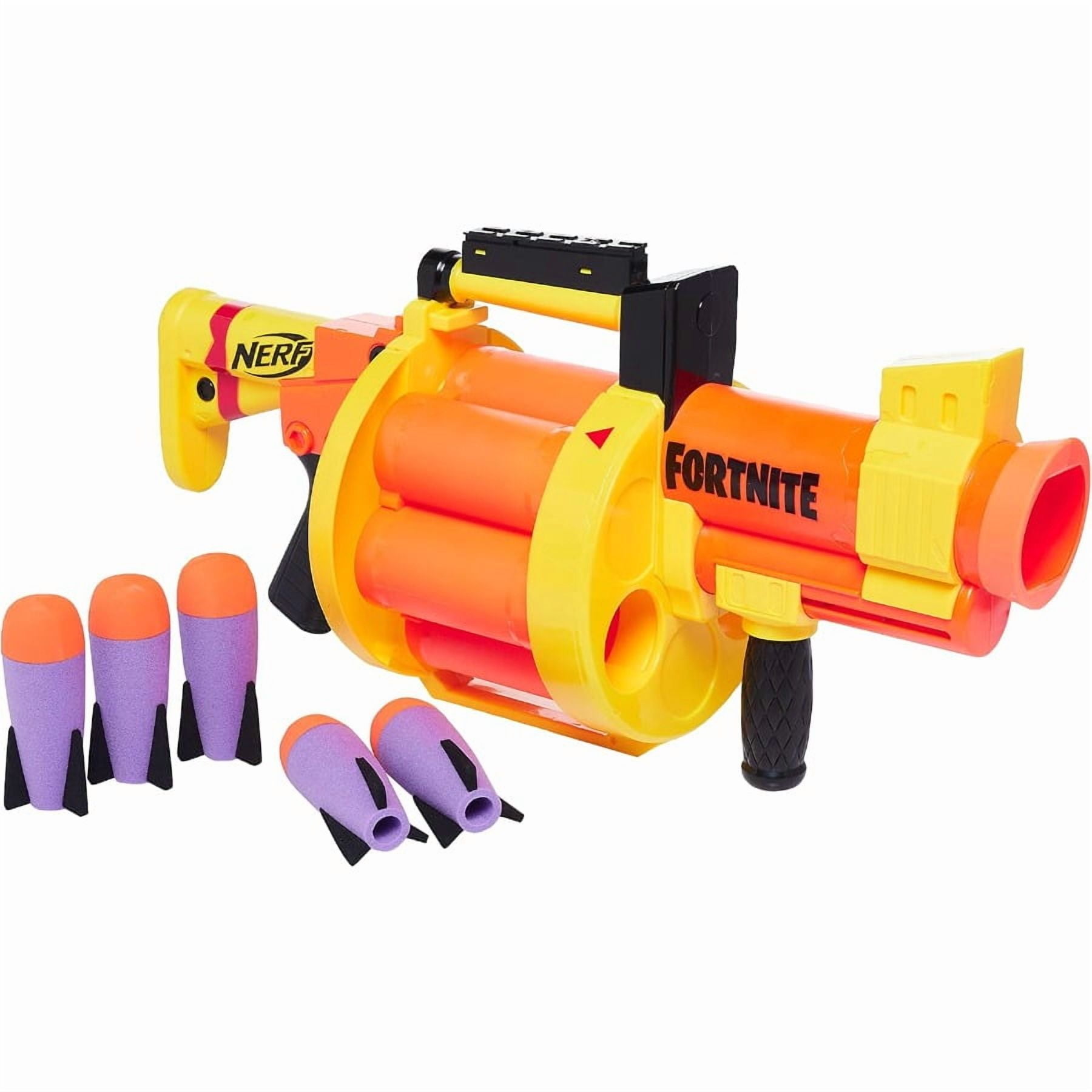 Fortnite Rocket-Firing Blaster – Drum, Pump-to-Fire – Includes Official ...