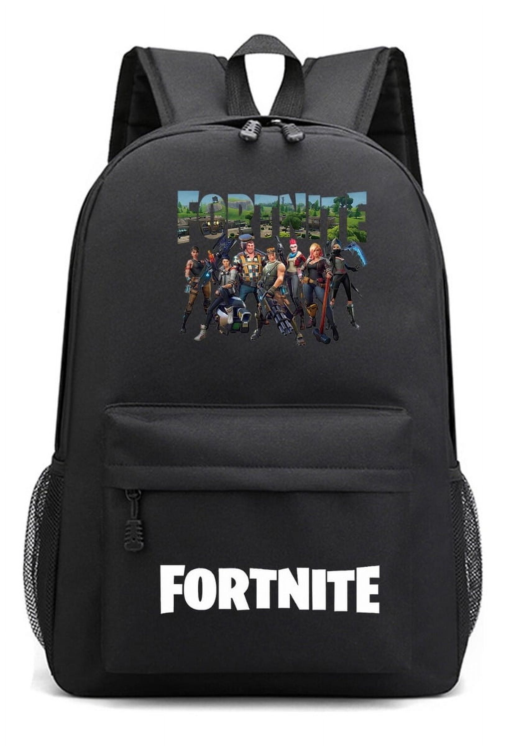 Fortnite School Bag Teens Gamer Cartoon Laptop Students Backpack ...