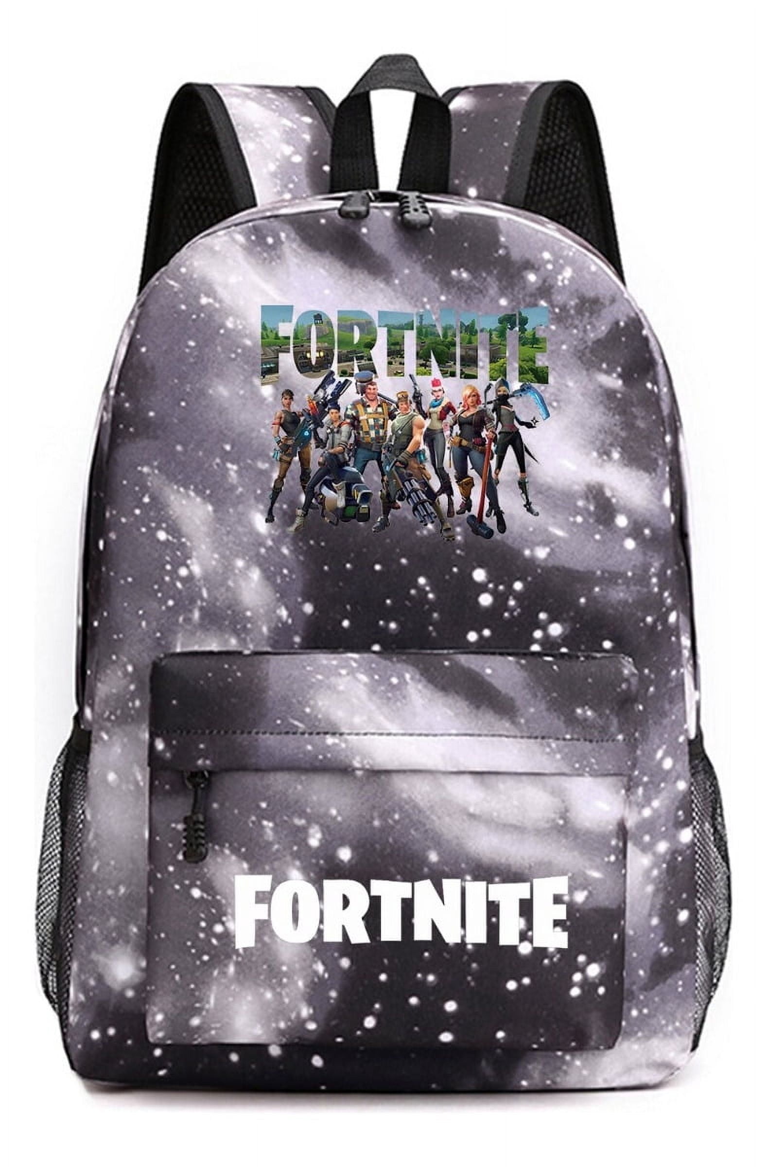 Fortnite School Bag Teens Gamer Cartoon Laptop Students Backpack ...