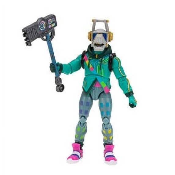 Fortnite Solo Mode Collectible Figure DJ Yonder 4-inch, articulated ...