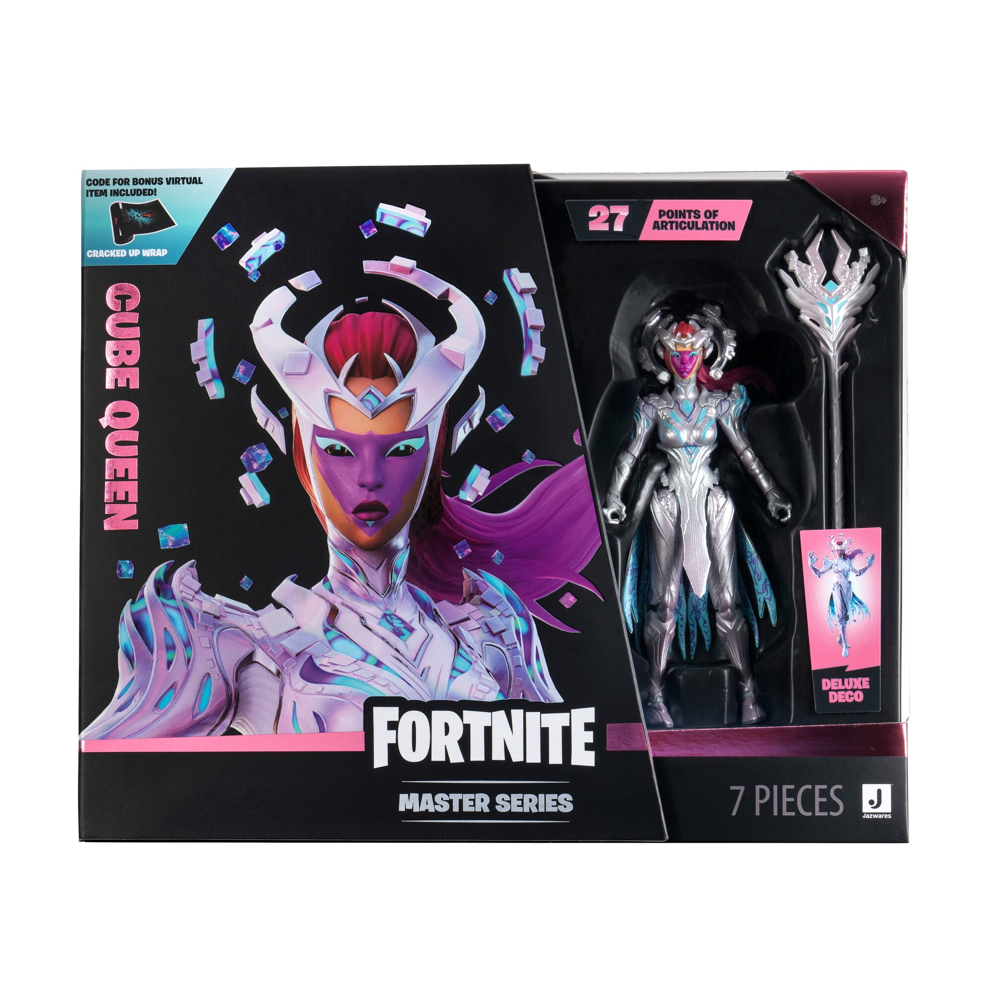 Fortnite The Cube Queen Master Grade Series - Deluxe 4 inch Figure with ...