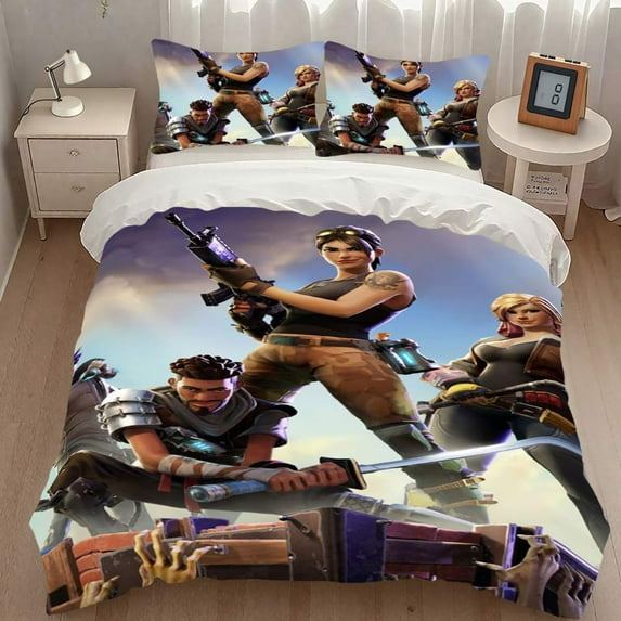 Fortnite Toddler Bedding Vedio Game Set Christmas for Child Sheet ...