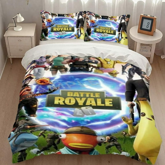 Fortnite Toddler Sheet Bedding Set Vedio Game Pillow Comforter Gifts ...
