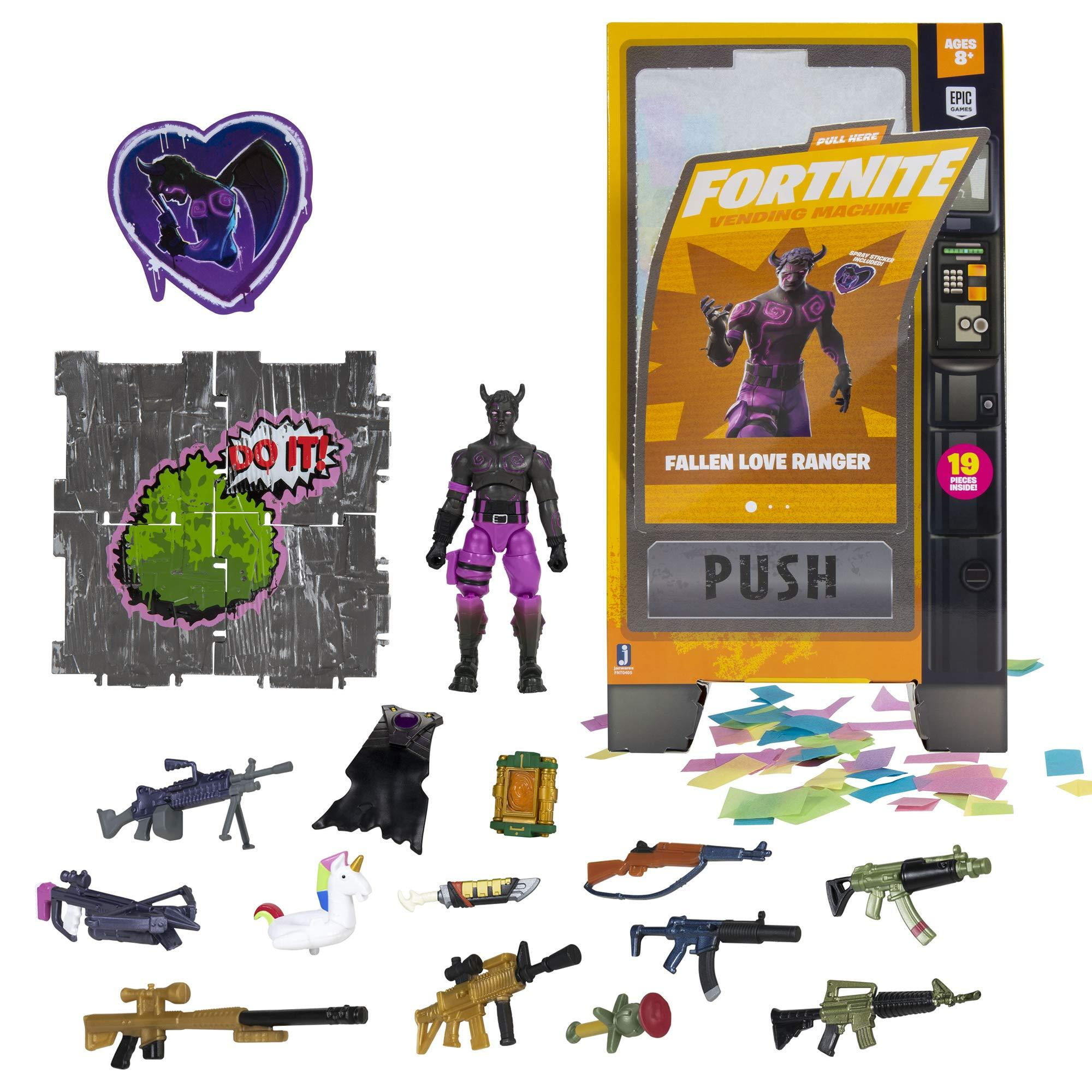 Fortnite Vending Machine Featuring 4” Fallen Love Ranger Action Figure ...