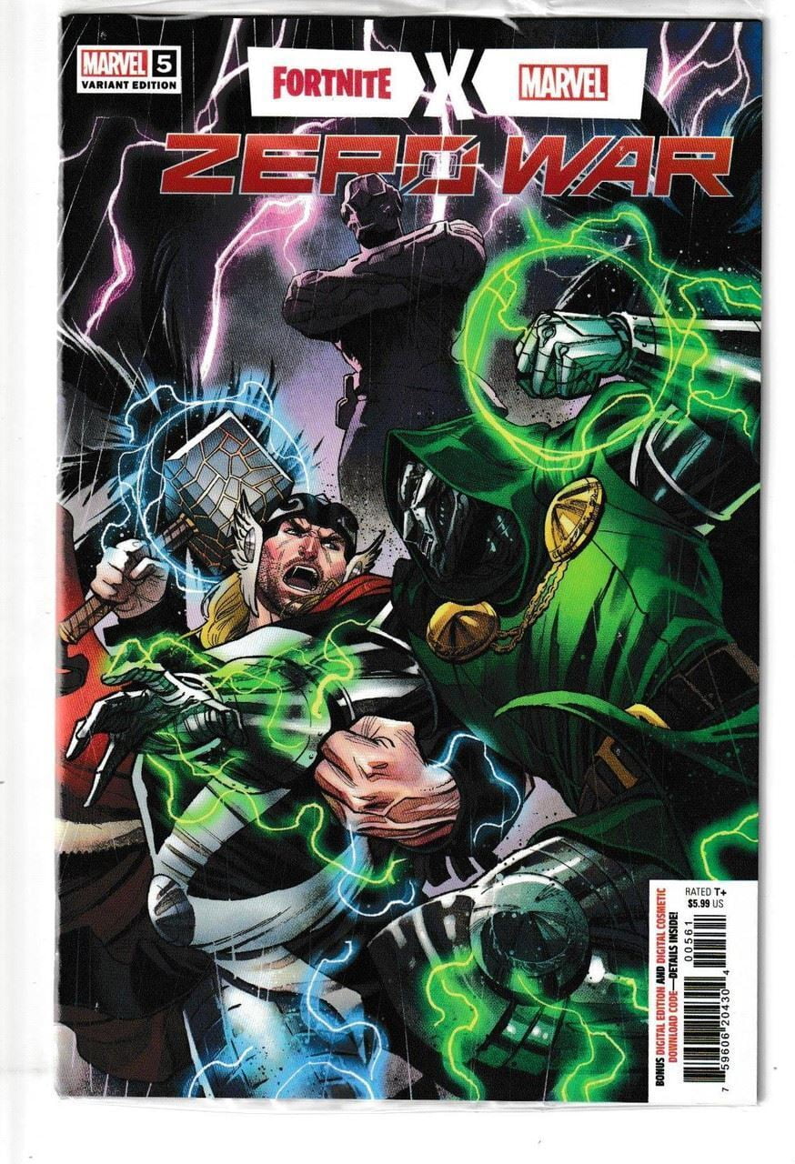 Fortnite X Marvel: Zero War #5E (in bag) VF ; Marvel Comic Book ...