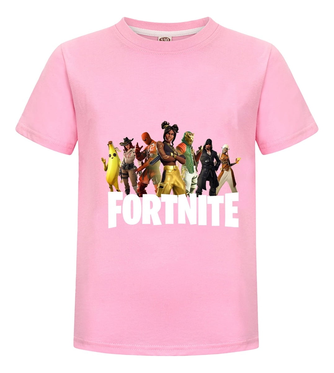Fortnite Youth Cartoon Tee – Summer Gamer Shirt for Boys Girls ...