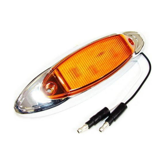 Fortpro Amber Clearance/Marker Led Light with 13 Leds and Amber Lens ...