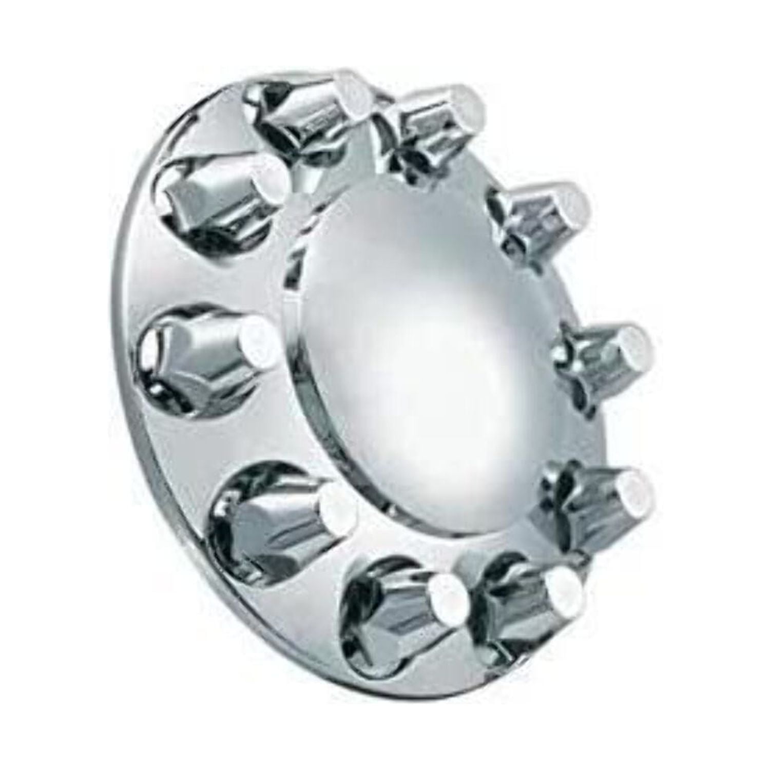 Fortpro Semi Truck Chrome Front Axle Wheel Cover Kit Hub Cap w/ 33mm ...