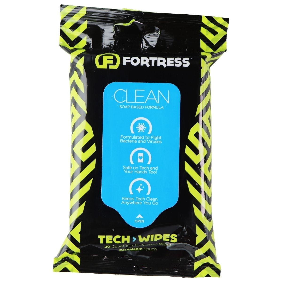 Fortress Tech Wipes (20 ct.) To-Go Wipes Resealable Pouch - Walmart ...