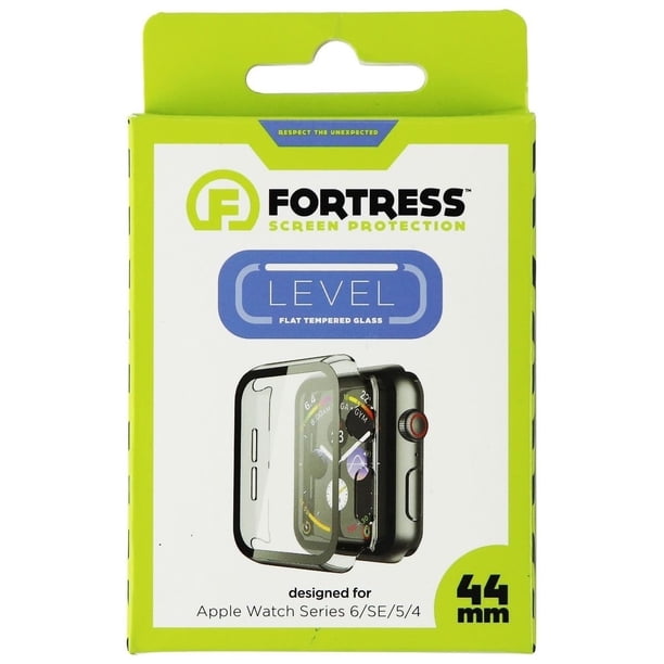 Fortress Tempered Glass Case for Watch Series 6/SE/5/4 (44mm) - Walmart ...