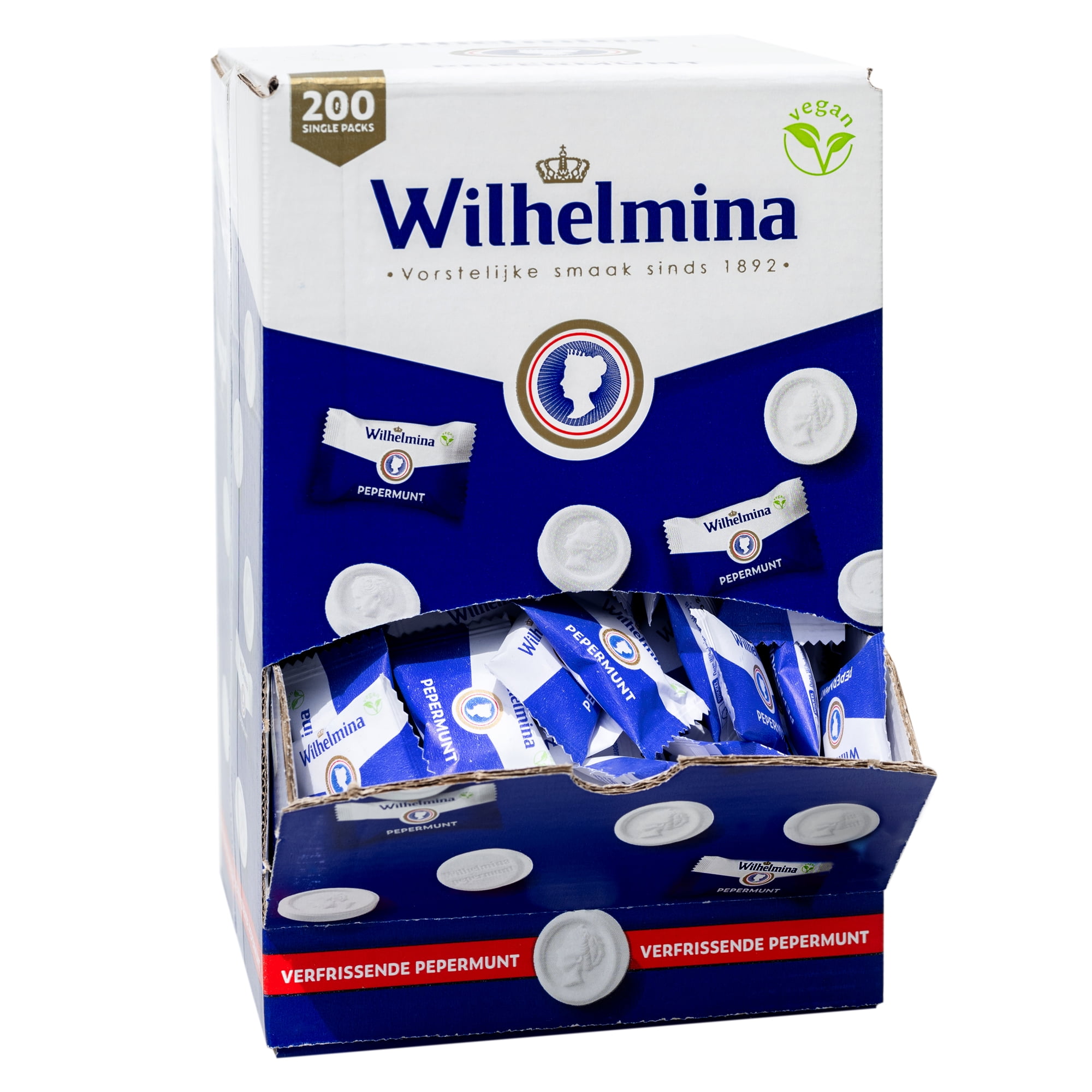 Fortuin - Wilhelmina Peppermint Vegan - 200 Singlepacks - Walmart.com