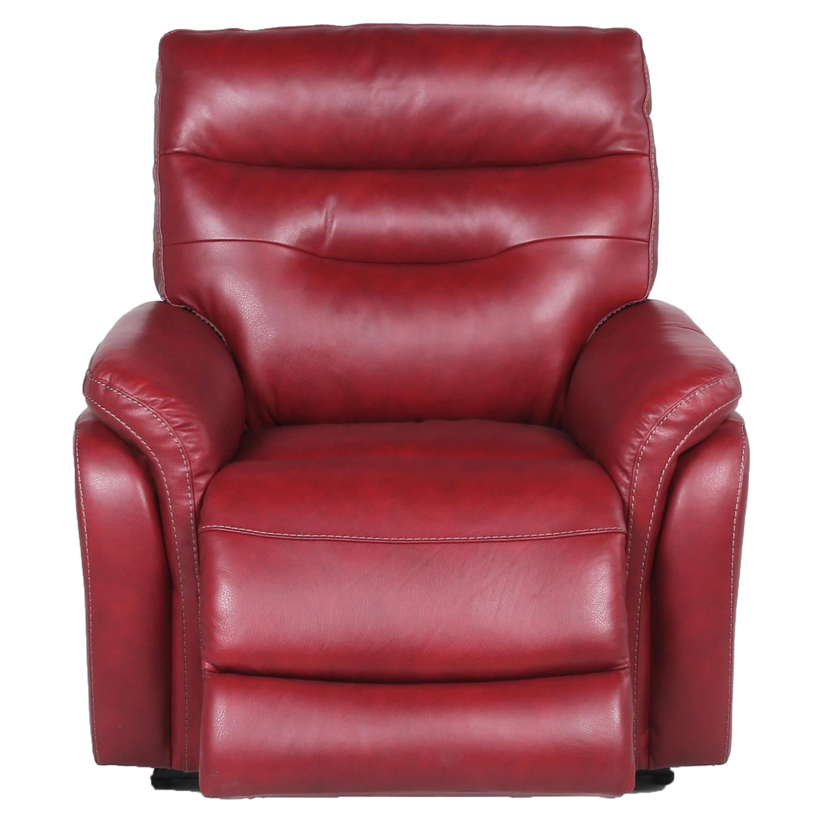 Fortuna Power Recliner Chair - Dark Red - Walmart.com