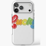 Fortunate Rainbow Colors Text Art iPhone Case 17 11 12 13 14 15 16 Pro ...