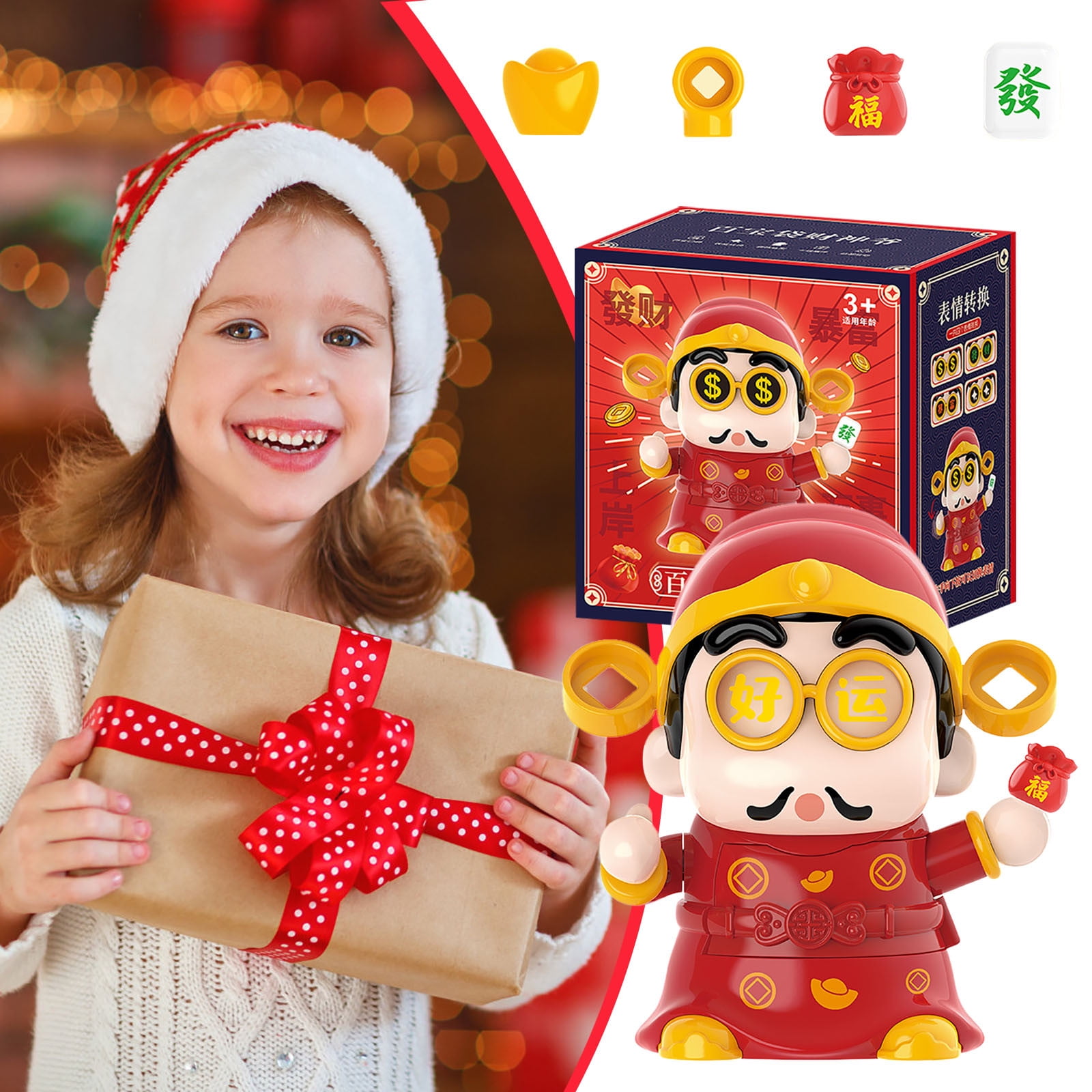 Fortune Changing Hand Puppet, Interactive Youth Toy, 8-Inch Size ...
