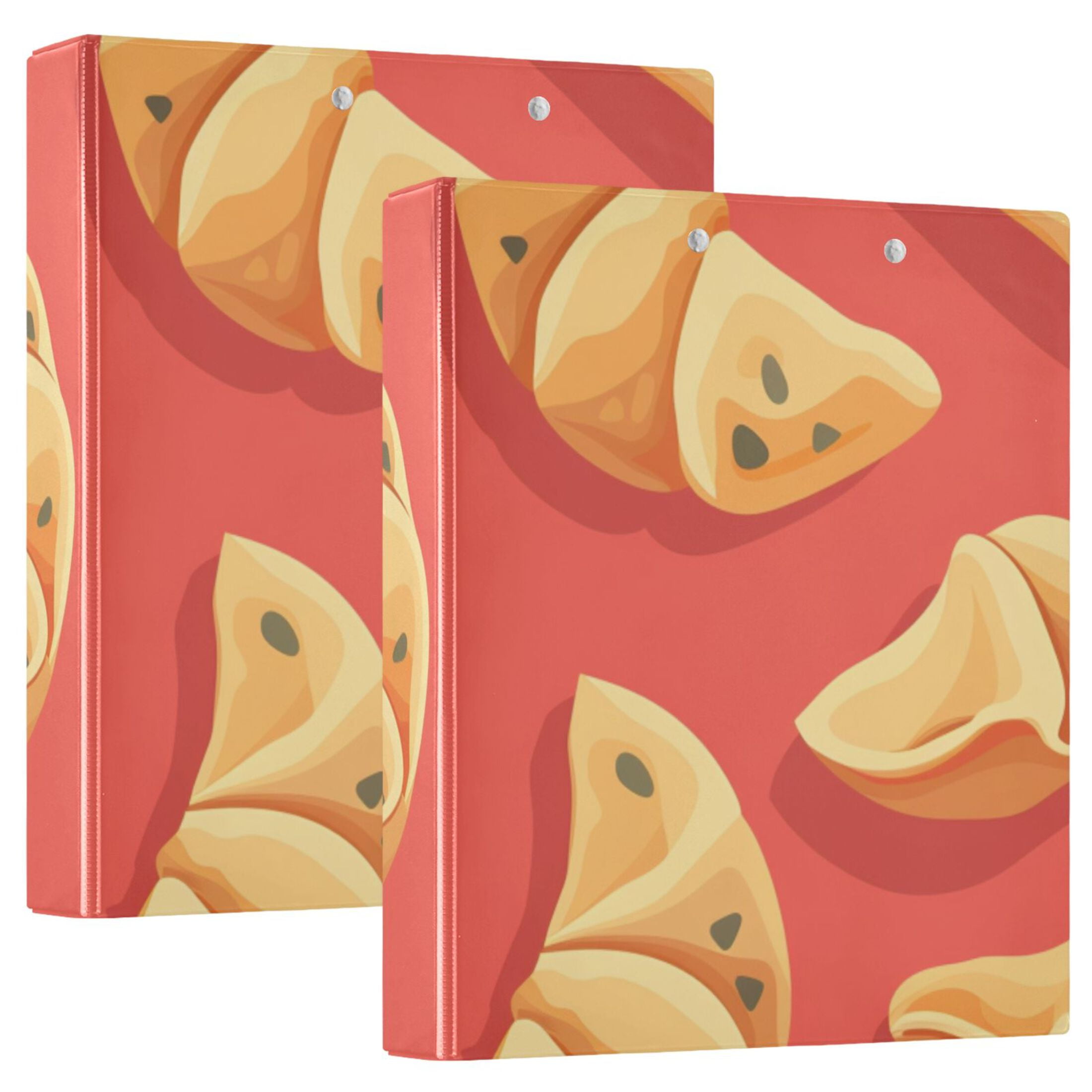 Fortune Cookies Red 3 Ring Binders 1.5 inch Hardcover File Folders with ...