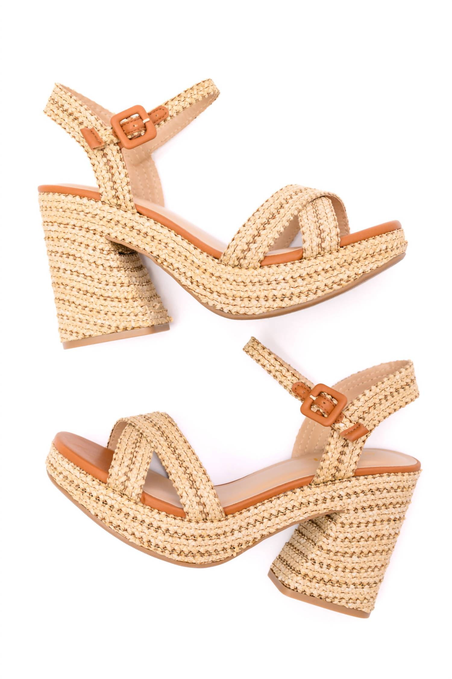 Fortune Dynamic Bon Voyage Rope Woven Heel Shoes - Walmart.com