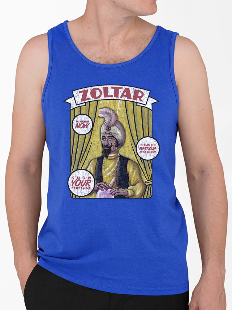 Fortune Teller Graphic Tee, Zoltar Men's Tank Top - Walmart.com