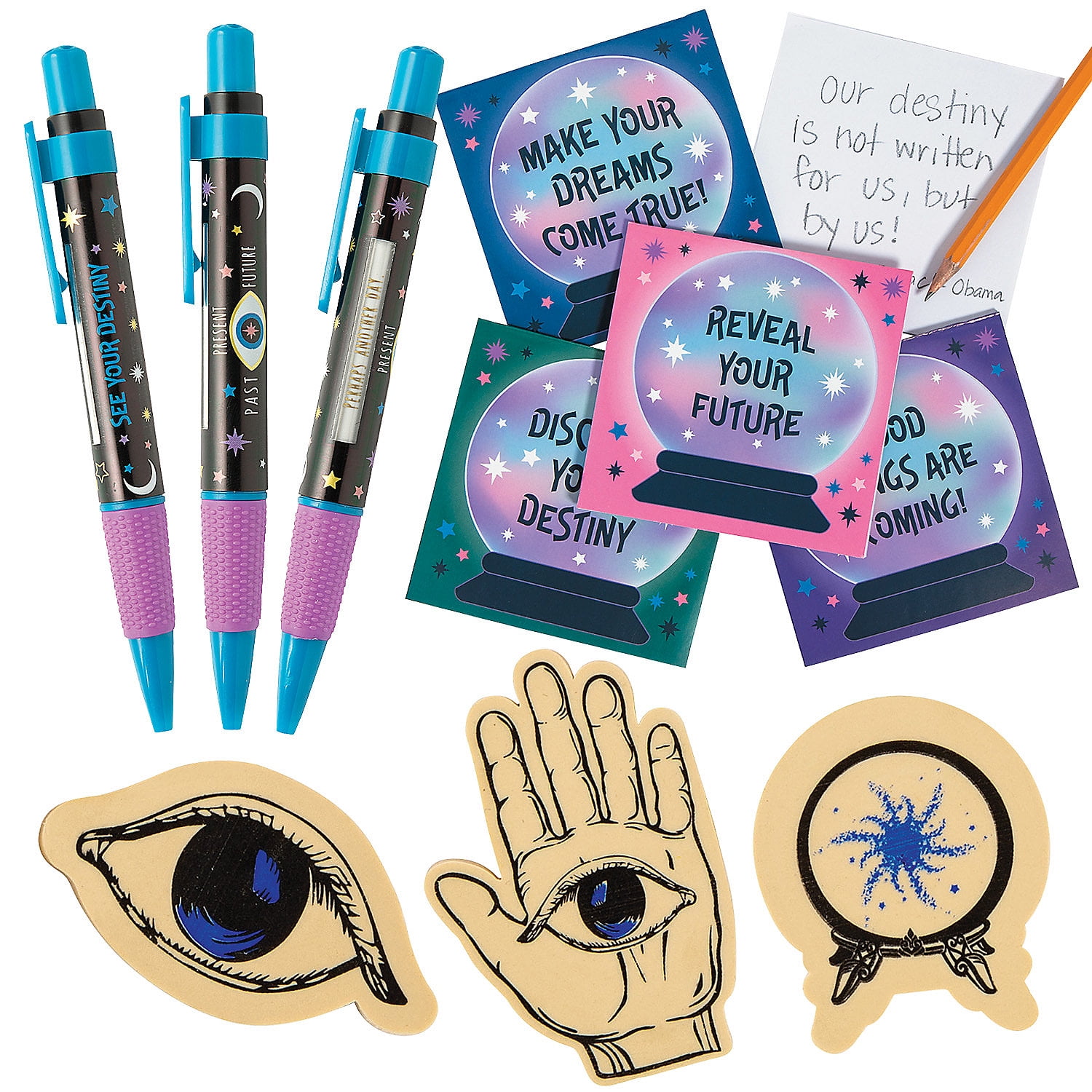 Fortune Teller Stationery Kit - 60 Pc - Walmart.com