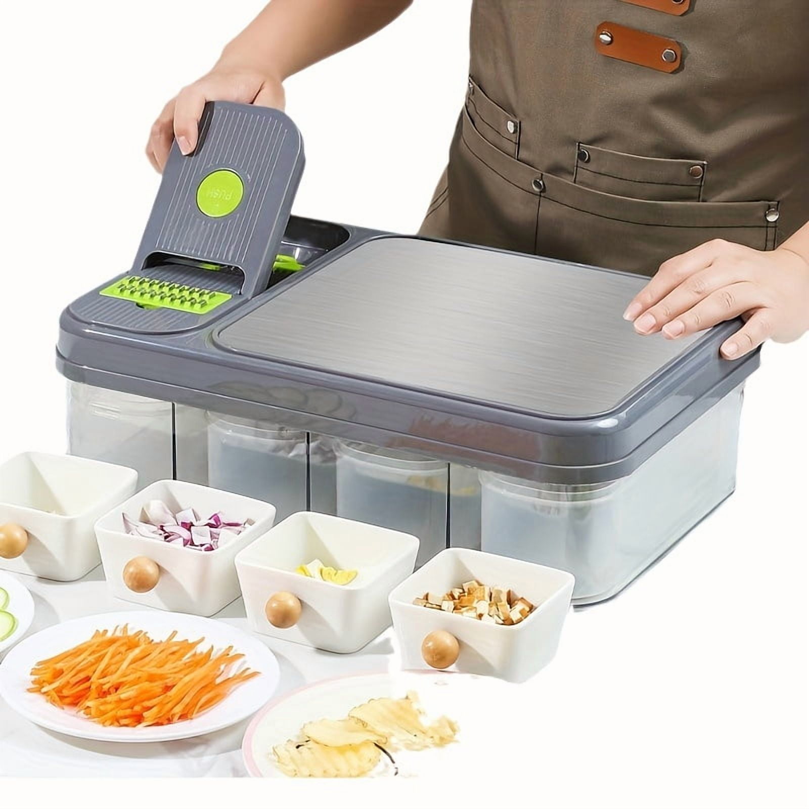 FortuneKey Trading Vegetable Chopper with Container, Grater Food ...