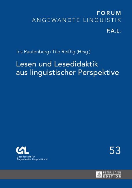 Forum Angewandte Linguistik - F.A.L.: Lesen Und Lesedidaktik Aus ...