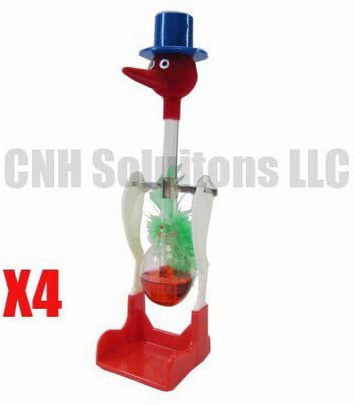 Forum Novelties Lucky Drinking Bird, 4 PCS Magic Thermodynamic Bobbing ...
