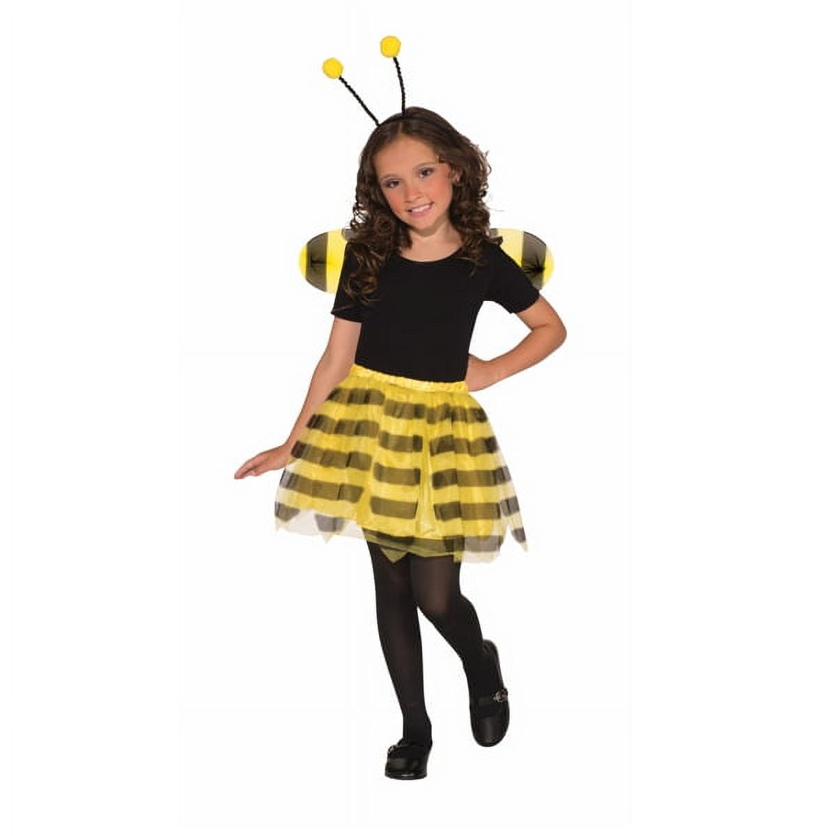 Forum Novelties Girl's Yellow and Black Bumble Bee Costume Accessory ...