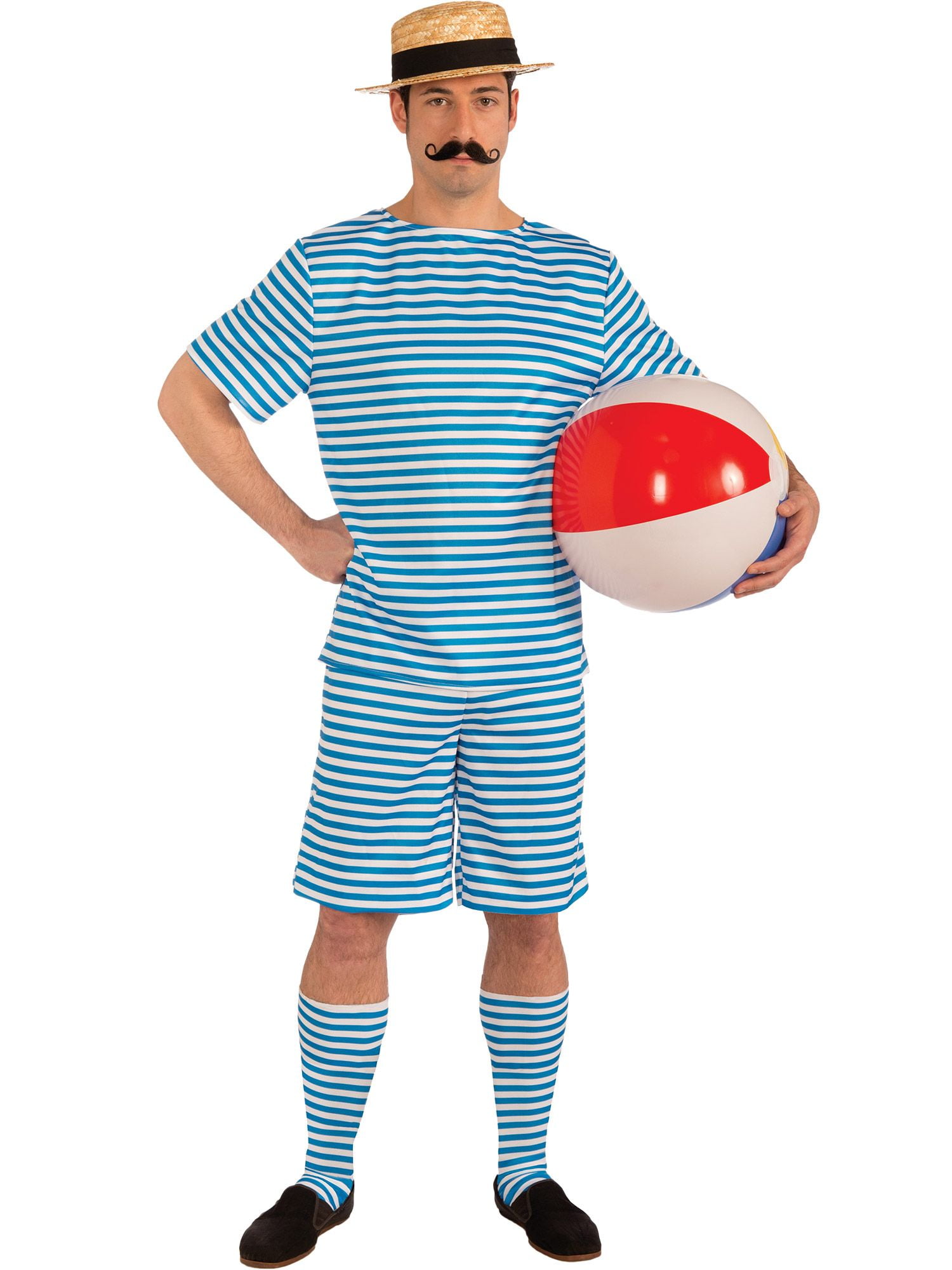 Forum Men's 20's Beachside Clyde Swimsuit Costume - Size Large ...