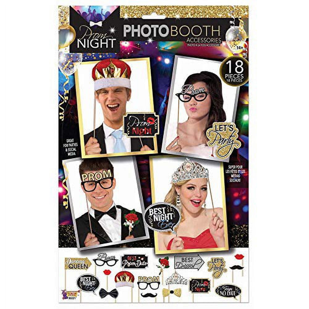 Prom Party Supplies Photo Booth Props - Walmart.com