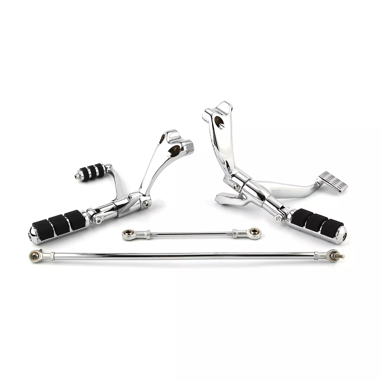 Forward Control Foot Pegs Levers Linkages For Harley Sportster XL 1200 ...