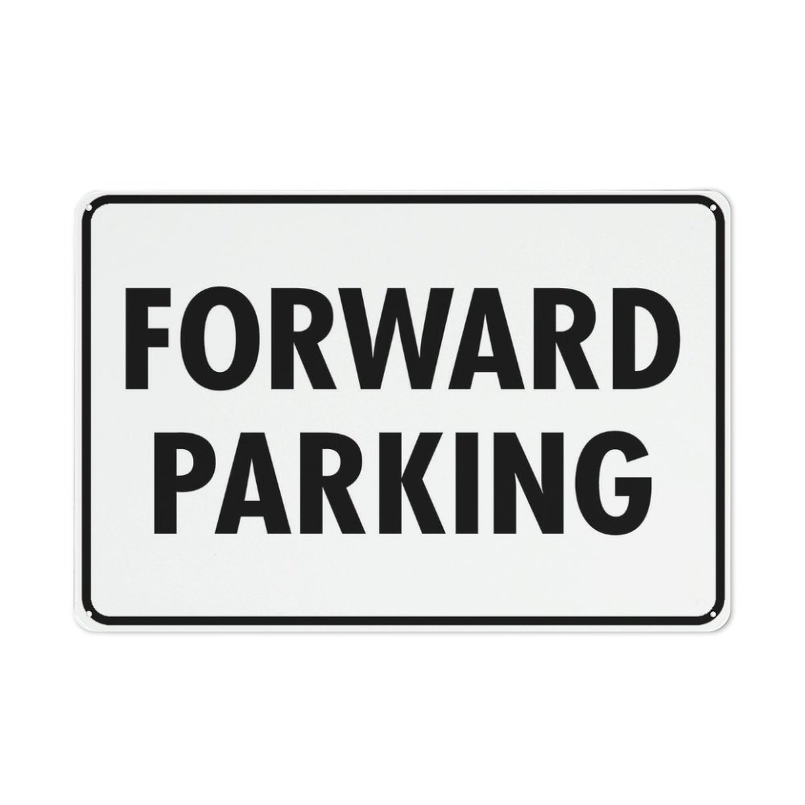 Forward Parking Sign 12X8 Inches Metal Aluminum Signs, Weather ...
