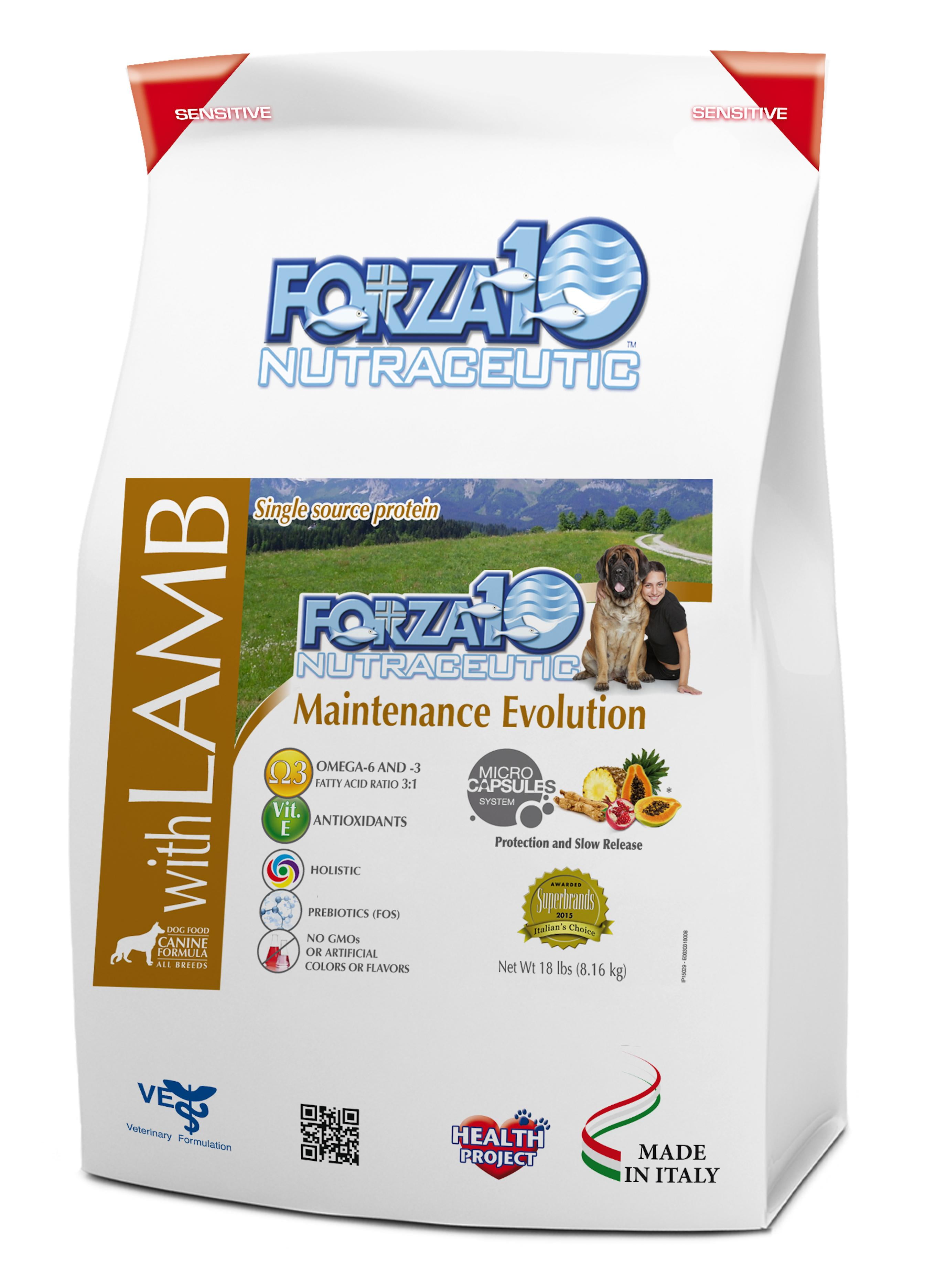 Forza10 Maintenance Evolution Lamb Dry Dog Food 18-lb bag - Walmart.com