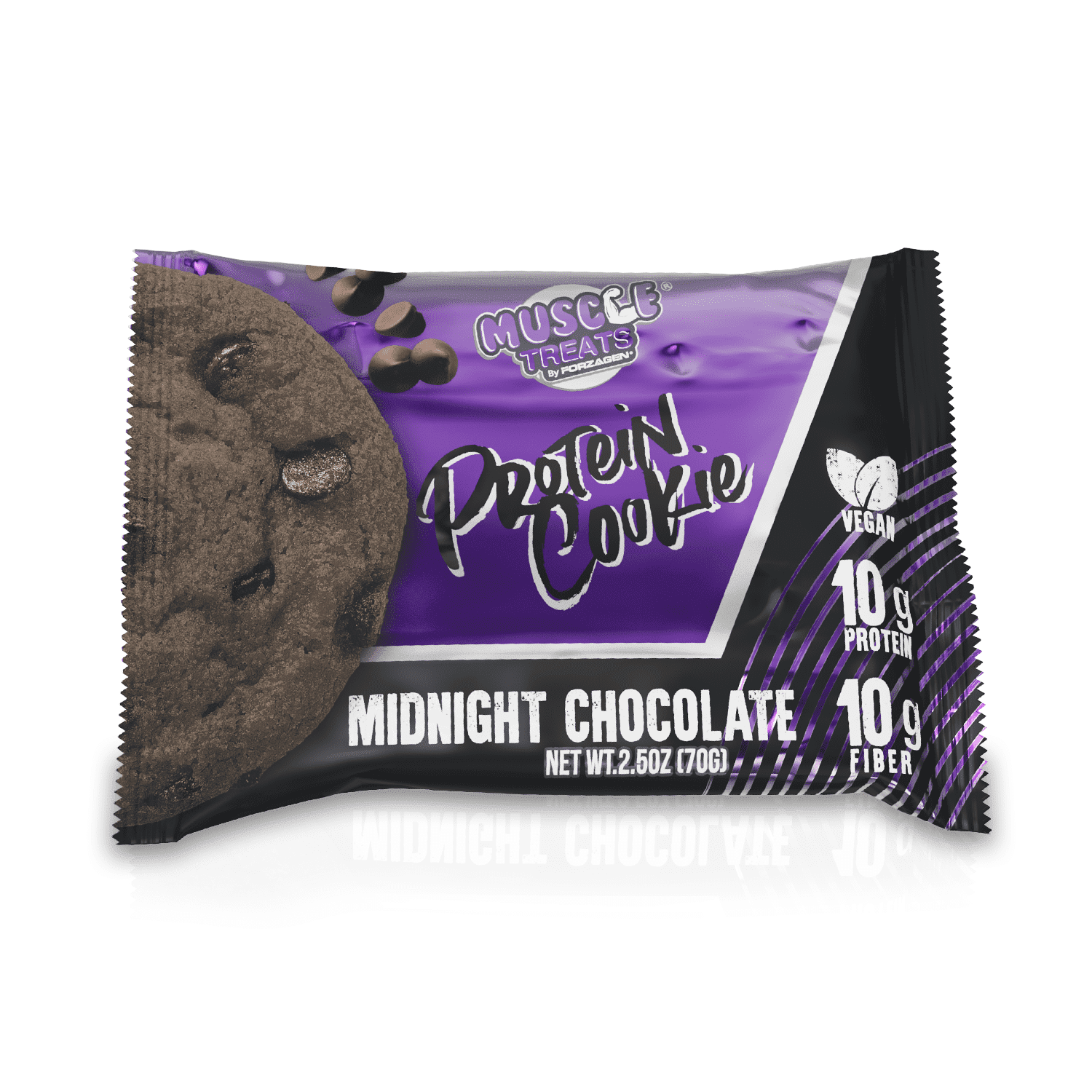 Forzagen Muscle Treats Protein Cookie 12 pack Midnight Chocolate ...