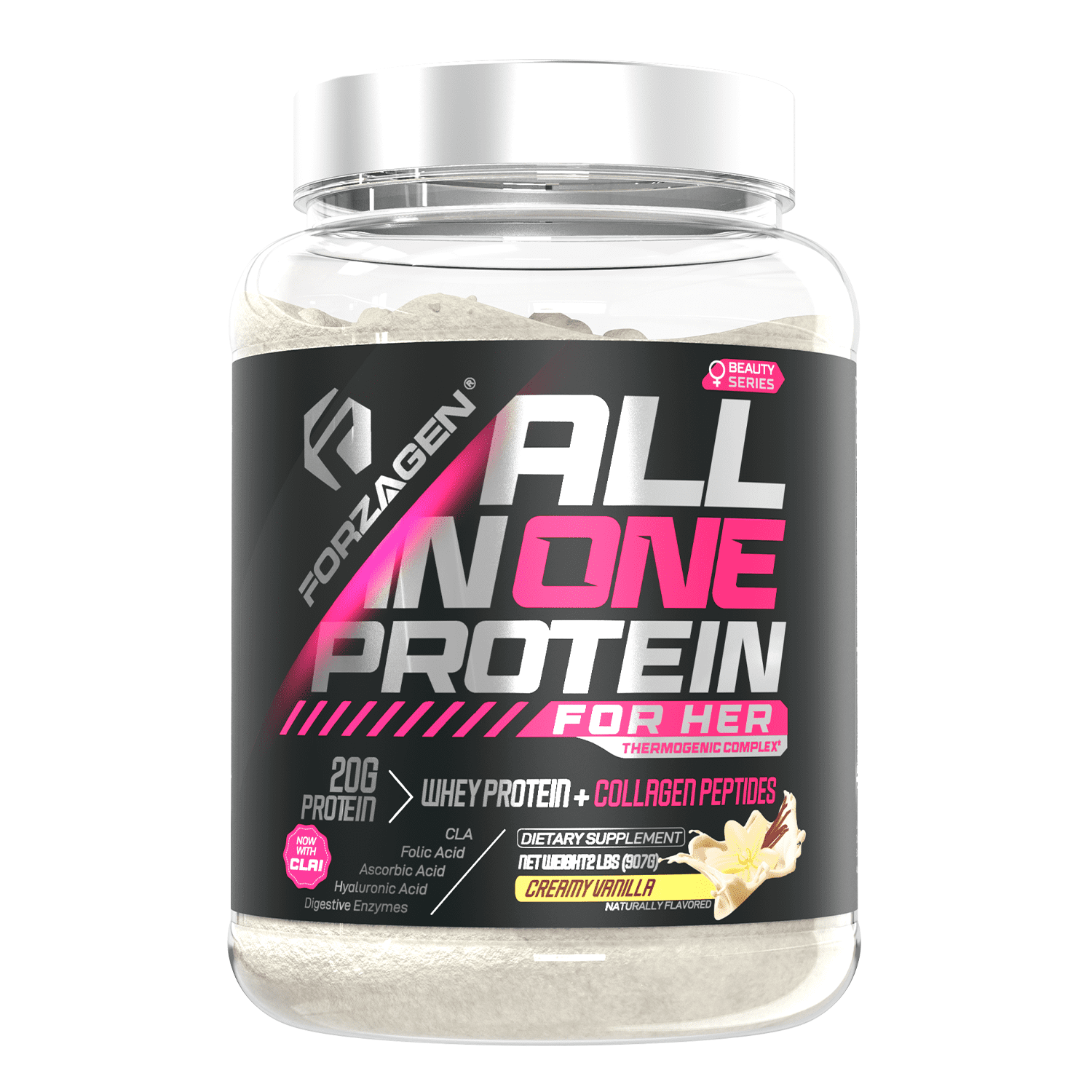Forzagen Protein Powder for Women - Collagen, Folic Acid, MCT ...