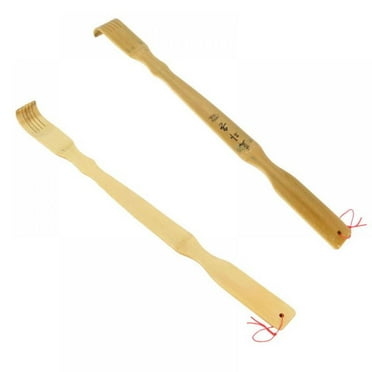 BambooMN 3 Piece 17 Inch Traditional Bamboo Wood Back Scratchers Plus ...