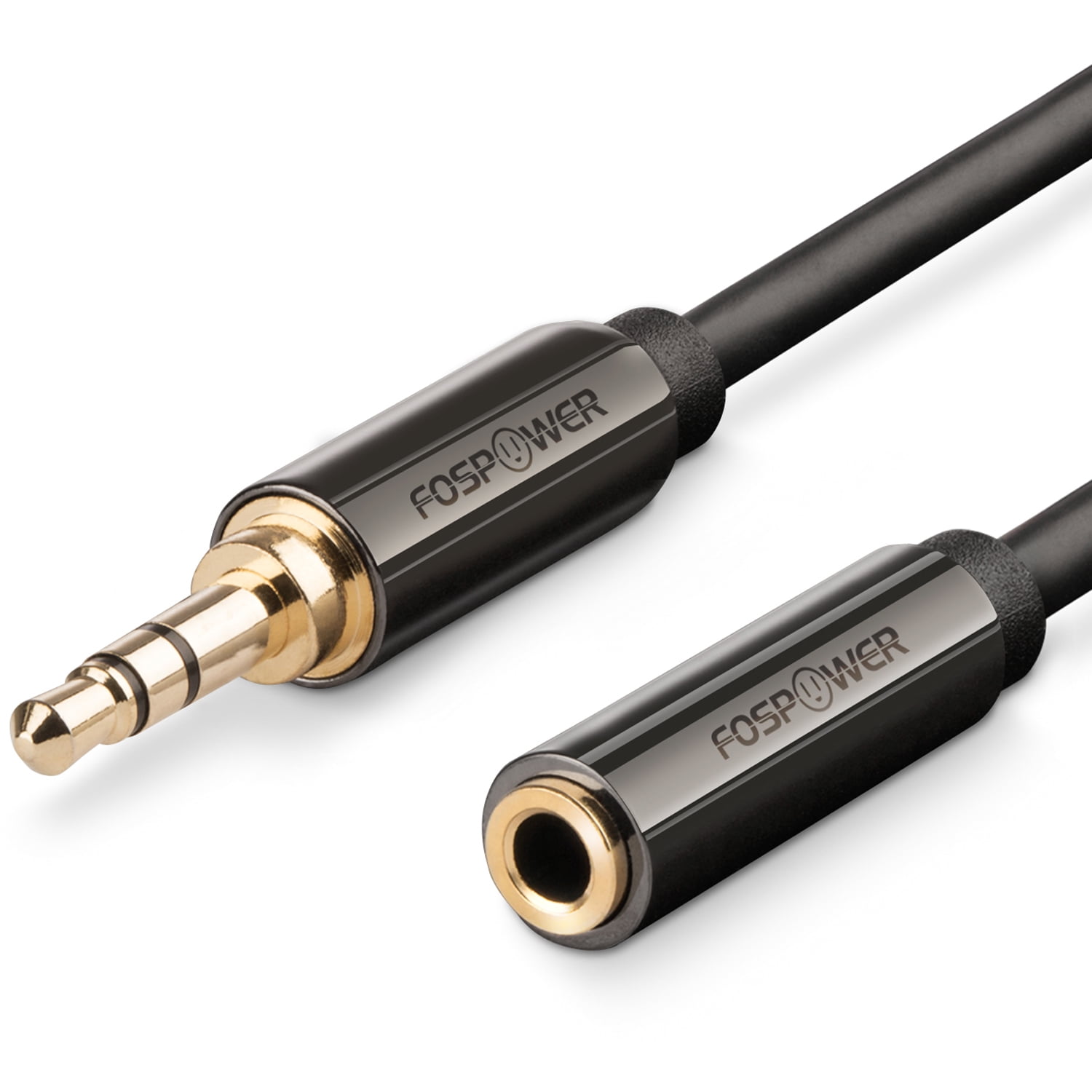 Fospower 10 Feet 3.5mm Male to Female Stereo Audio Extension Cable with ...