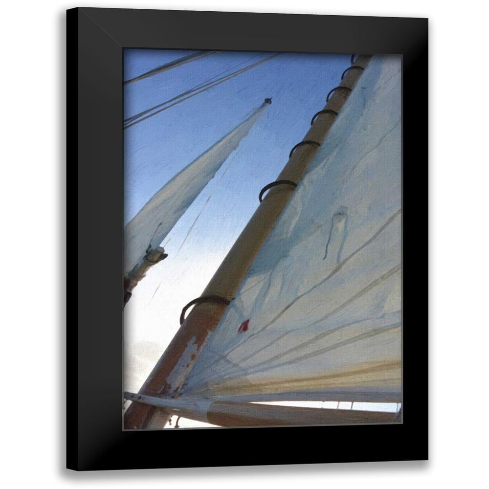 Foschino, Suzanne 17x24 Black Modern Framed Museum Art Print Titled - Sail And Mast - Walmart.com