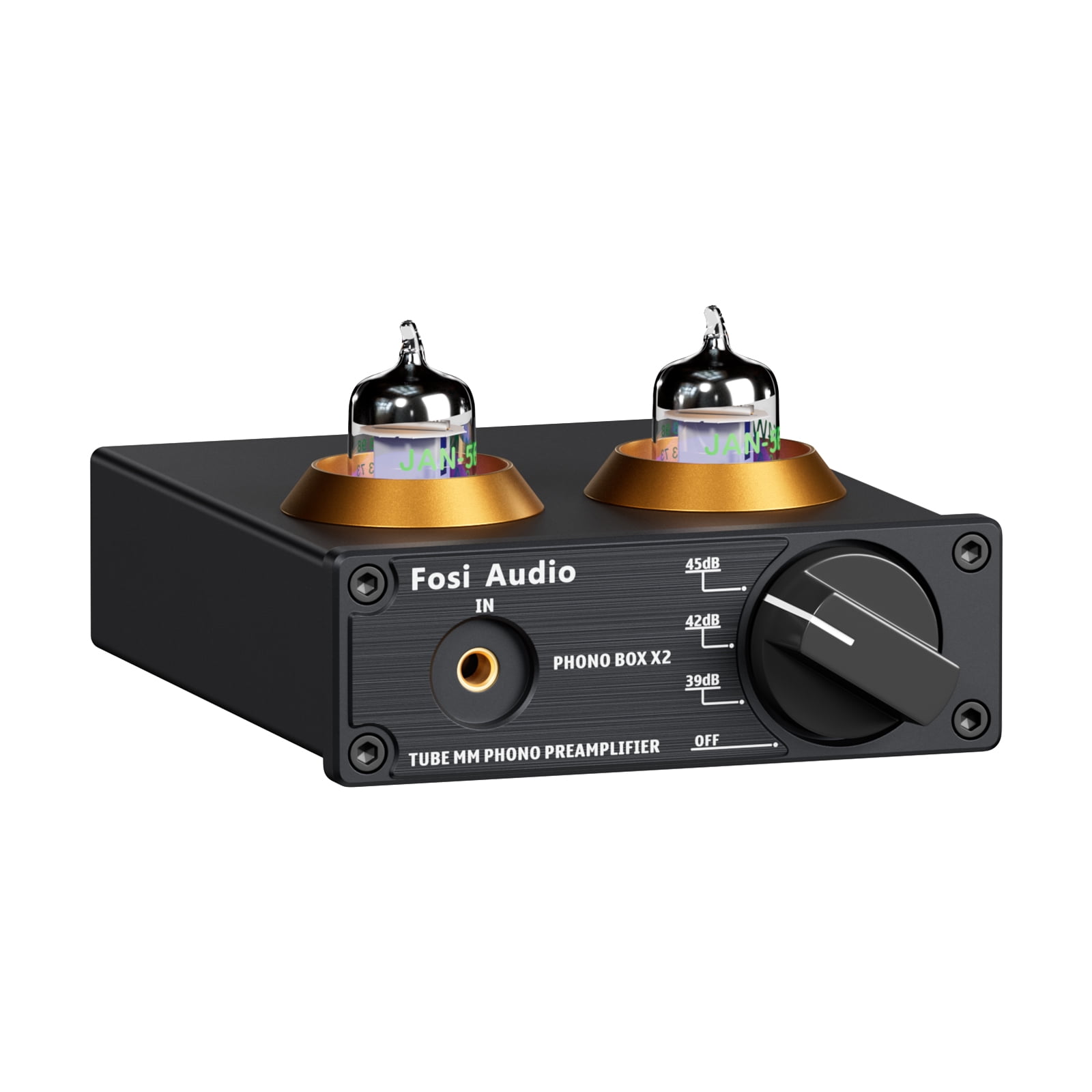 Fosi Audio Box X2 Phono Preamp Stereo Audio Preamplifier with Gain Gear ...