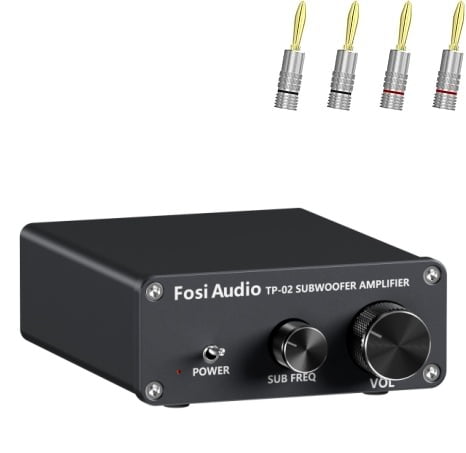 Fosi Audio TP-02 TDA7498E Subwoofer Amplifier Mini Sub Bass Digital ...